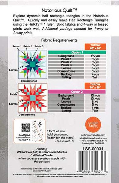 Latifah Saafir Studios Notorious Quilt™ Pattern | Riley Blake Designs